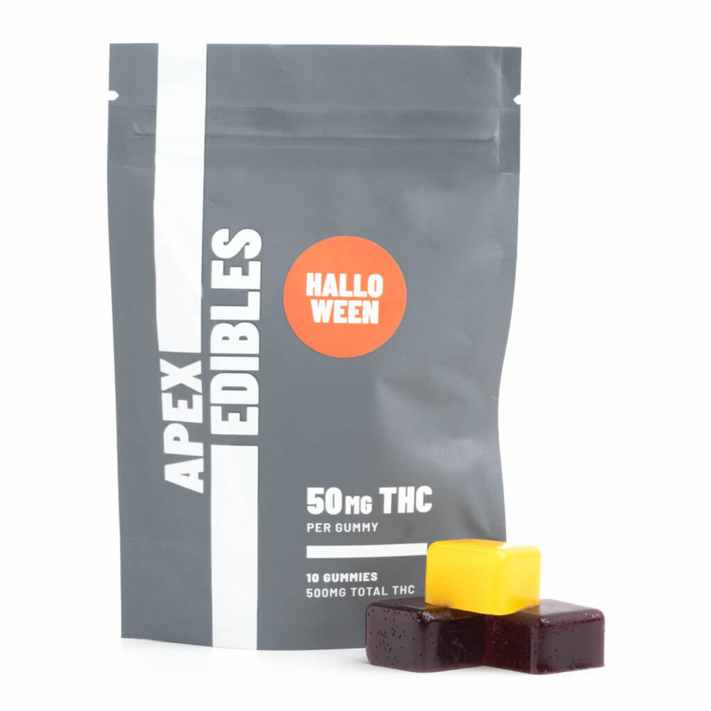 500mg THC Halloween Gummies - Apex Edibles - Cannabismo