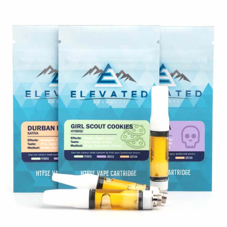 1ml HTFSE Vape Cartridges - Elevated Extracts - Cannabismo