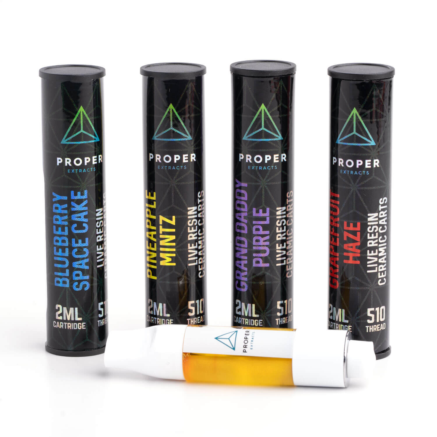 Proper Extracts - 2g Live Resin Cartridges - Cannabismo